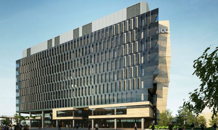 Ipswich Council Chambers – City Mall Administration Building – Peak Precast